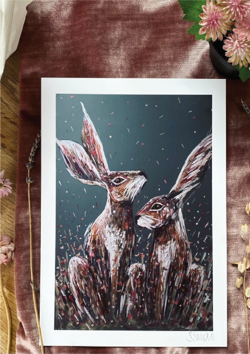 By Your Side A4 & A3 Signed Print – The Dartmoor Artist